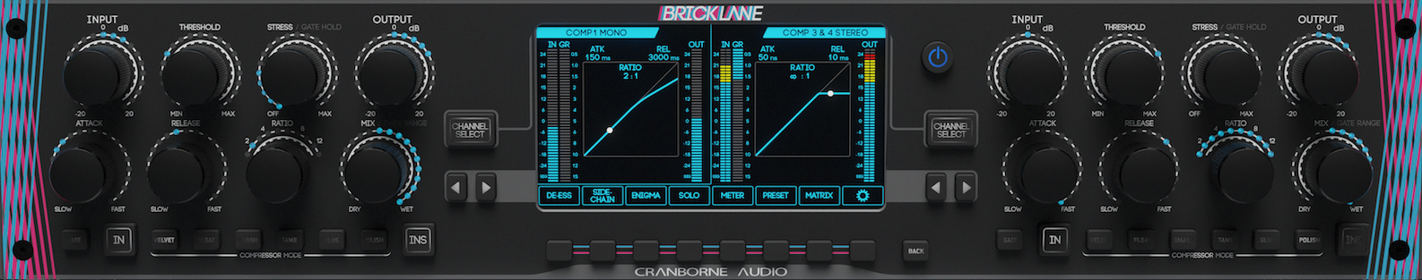 Cranborne Audio Brick Lane MC4 - 4-channel Modal PWM Compressor